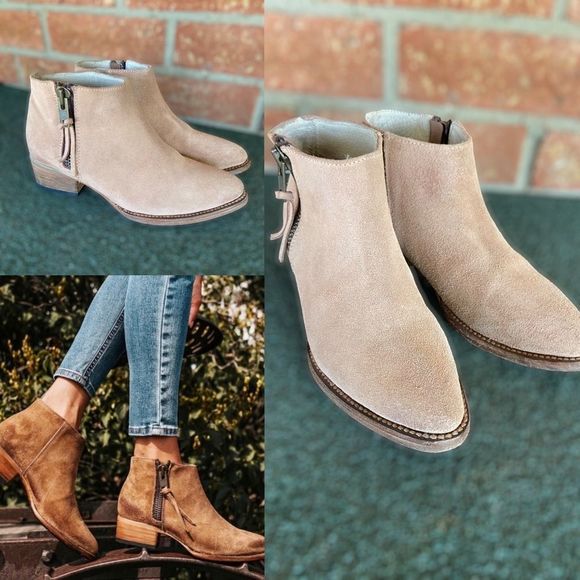 Freebird by Steven | Shoes | Freebird Onyxanklebootblushsuede | Poshmark